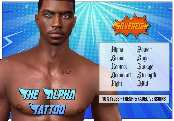 Second Life Marketplace - Aardvark : The Alpha Tattoo